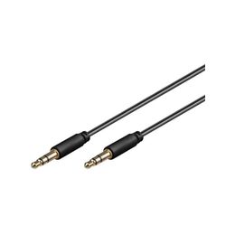 PRO MiniJack 3.5mm Slim - Schwarz - 0.5m