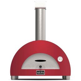 Alfa Forni Moderno 1 Pizza Holz Antik Rot