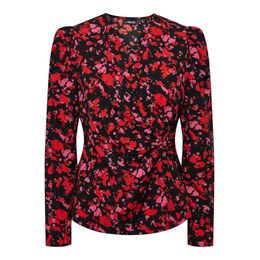 Pieces Bluse 'FALINE' Damen Größe M rosa / rot / schwarz