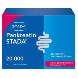 Pankreatin STADA 20.000 magensaftres.Hartkapseln 50 St