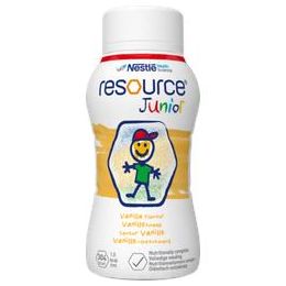 Resource Junior Vanille-Geschmack flüssig 4X200 ml