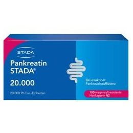 Pankreatin STADA 20.000 magensaftres.Hartkapseln 100 St