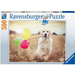 Ravensburger Puzzle Luftballonparty, 500 Puzzleteile, Made in Germany, FSC® - schützt Wald - weltweit, bunt