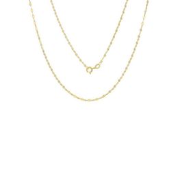 Firetti Kette ohne Anhänger Schmuck Geschenk Gold 750 Halsschmuck Halskette Goldkette Plättchen, gelb|goldfarben