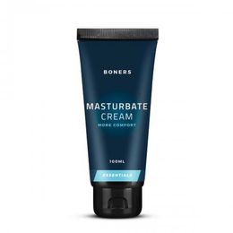 Boners Gleitgel Masturbate Cream, seidig, glatt und geschmeidig, Tube mit 100ml, 1-tlg., Massage-Creme für Solo-Sessions ohne Anstrengung
