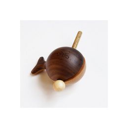 Rutaqian Spiel, Holzfisch Mini Percussion Instrument Toys mit Hammer zum Stressabbau