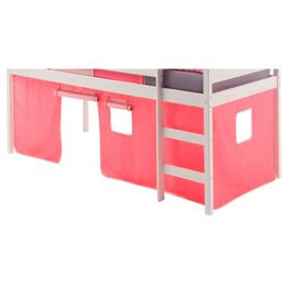 Idimex Vorhang CLASSIC MAX pink/rosa, Spielvorhang Bettvorhang Vorhang zu Hochbett Rutschbett Kinderbett in, pink/rosa