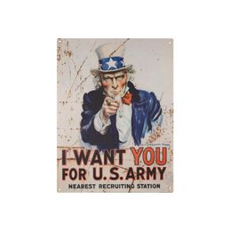 Moritz Metallschild Blechschild I Want You For U.S. Army