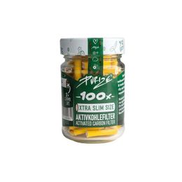 Purize Aktivkohlefilter 100 Stk. im Glas XTRA Slim Ø 5