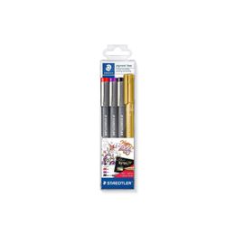 Staedtler Fineliner Staedtler Fineliner pigment liner 308 + metallic pen