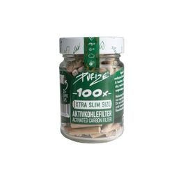 Purize Aktivkohlefilter 100 Stk. im Glas XTRA Slim Ø 5