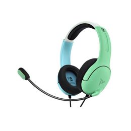 pdp LVL40 Wired Stereo Gaming Headset: Aloha Blue & Green - Headset - Nintendo Switch
