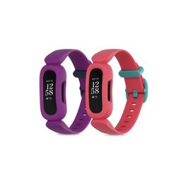 kwmobile Uhrenarmband 2x Band für Fitbit Inspire 2 / Ace 3