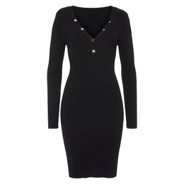 Buffalo Strickkleid Damen Gr&ouml;&szlig;e XXXL schwarz