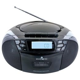 Schwaiger FM/CD/Kassette Boombox tragbarer CD-Player (Radio