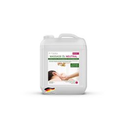 Kitama Massageöl Neutral & Soft für Physiotherapie Thai-Massage Spa Wellness 5-Liter