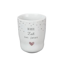 Krasilnikoff Wave Mug, Die Beste Zeit ist jetzt, 310 ml