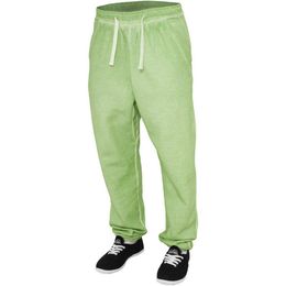 Urban Classics Stoffhose Damen Ladies Spray Dye Sweatpant (1-tlg), grün