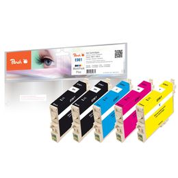 Peach Spar Pack Plus Tintenpatronen ersetzt Epson T0611, T0615