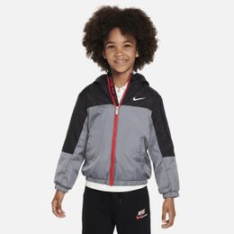 Nike Fleece Lined Woven Jacket Jacke für jüngere Kinder - Grau