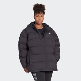 adidas Sportswear Große Größen: Outdoorjacke, schwarz, Gr.48/50