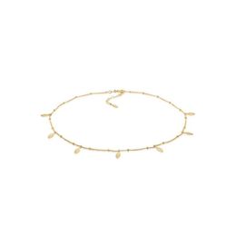 Elli Choker Choker Kugelkette Federn Boho Trend 925er Silber