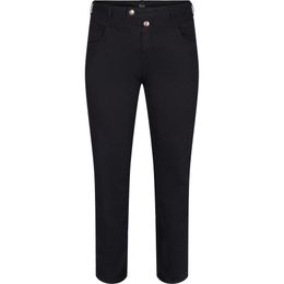 ZIZZI 5-Pocket-Jeans, schwarz