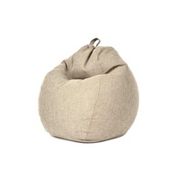 Green Bean Sitzsack Home Linen (Indoor Riesensitzsack mit EPS-Perlen Füllung -