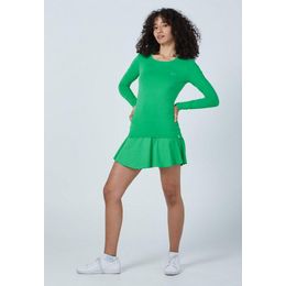 SPORTKIND Funktionsshirt Tennis Longsleeve Shirt Mädchen & Damen grün