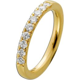 CH.ABRAMOWICZ Goldring Memoire Ring Gelbgold 585 14 Karat 9 Diamanten 0