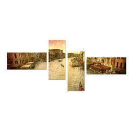 Bilderdepot24 Leinwandbild Szene Venedig