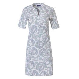 PASTUNETTE Nachthemd Damen Schlafshirt mit kurzem Arm (1-tlg) Paisley Muster