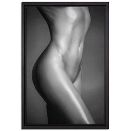 Pixxprint Leinwandbild nackter Frauenkörper