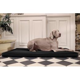 tierlando® Tierbett CARLOS Ortho-Medic Orthopädische Hundematte Velours-Kunstleder VISCO H