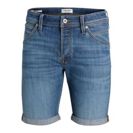 Jack & Jones Jack & Jones Jeansshorts Jeans Shorts Knielang Plus Size JJIRICK 6014 in Blau