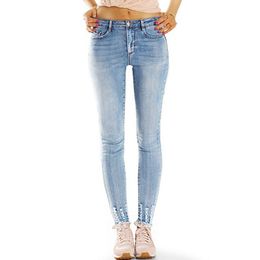 be styled Skinny-fit-Jeans Medium Waist Röhrenjeans Skinny Fit Stretch Hose