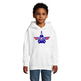 Blondie & Brownie Blondie & Brownie Hoodie Kinder Jungen & Mädchen Top Gun F-14 Tomcat 80s 90s Vintage Film Kino mit Kapuze