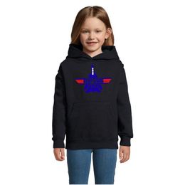 Blondie & Brownie Blondie & Brownie Hoodie Kinder Jungen & Mädchen Top Gun F-14 Tomcat 80s 90s Vintage Film Kino mit Kapuze