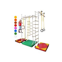 NiroSport Sprossenwand Sprossenwand Kinderzimmer M3 Kletterwand indoor aufbau ohne bohren