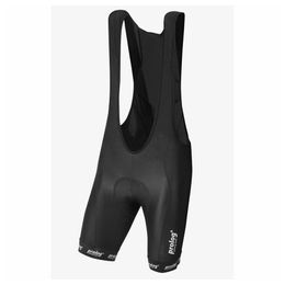 prolog cycling wear Bikerhose Fahrradhose Herren "BIB 2 Black" für große Radfahrer 8 Std. Radmarathon Sitzpolster