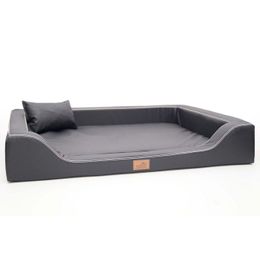 tierlando® Tierbett tierlando® Orthopädisches LUXUS-Hundebett MELODY LATEX Anti-Haar Kunst