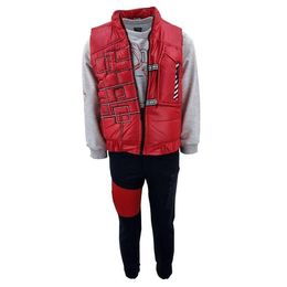 Fashion Boy Sweatanzug Sweatanzug mit Weste JFT5031 (Set