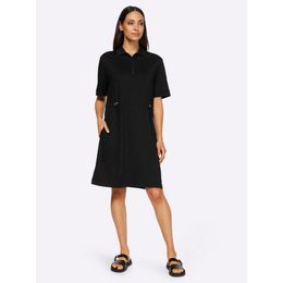 Heine Jerseykleid, schwarz