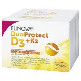 STADA Eunova DuoProtect D3+K2 2000 I.e./80 μg Kapseln 90 St