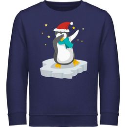 Shirtracer Sweatshirt Dab Pinguin Weihnachten Weihnachten Kleidung Kinder