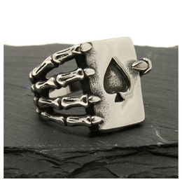 DALMARO.de Fingerring Ring Silber aus Edelstahl