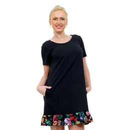 3Elfen Jerseykleid Sommerkleid Florali – Jersey Kleid Baumwolle Sommer