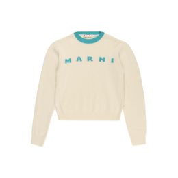Marni Pullover M&auml;dchen Gr&ouml;&szlig;e 140 creme / cyanblau