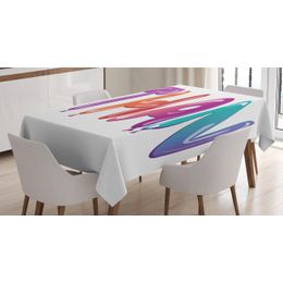 Abakuhaus Tischdecke Farbfest Waschbar Für den Außen Bereich geeignet Klare Farben
