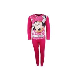 Disney Minnie Mouse Schlafanzug Kinder Pyjama Gr. 98 bis 128